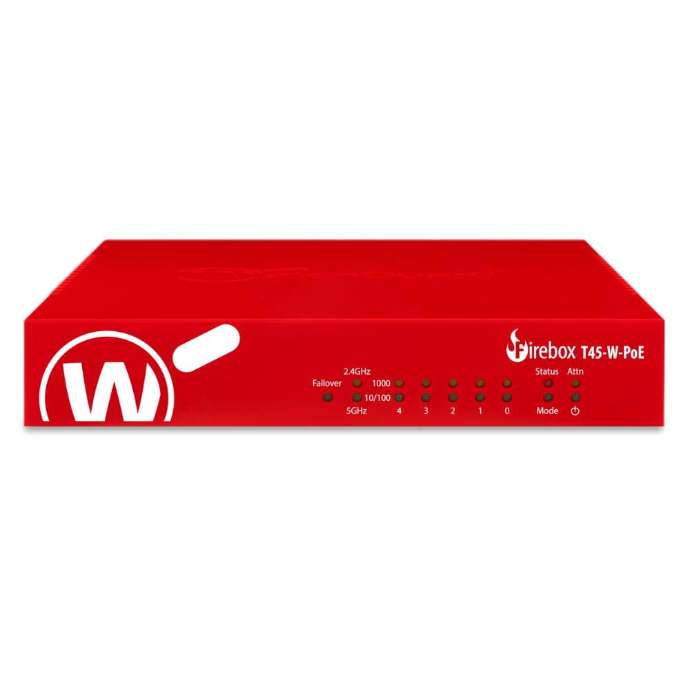 WatchGuard Firebox T45-W-PoE with 5-yr Standard Support (WGT48005-EU)