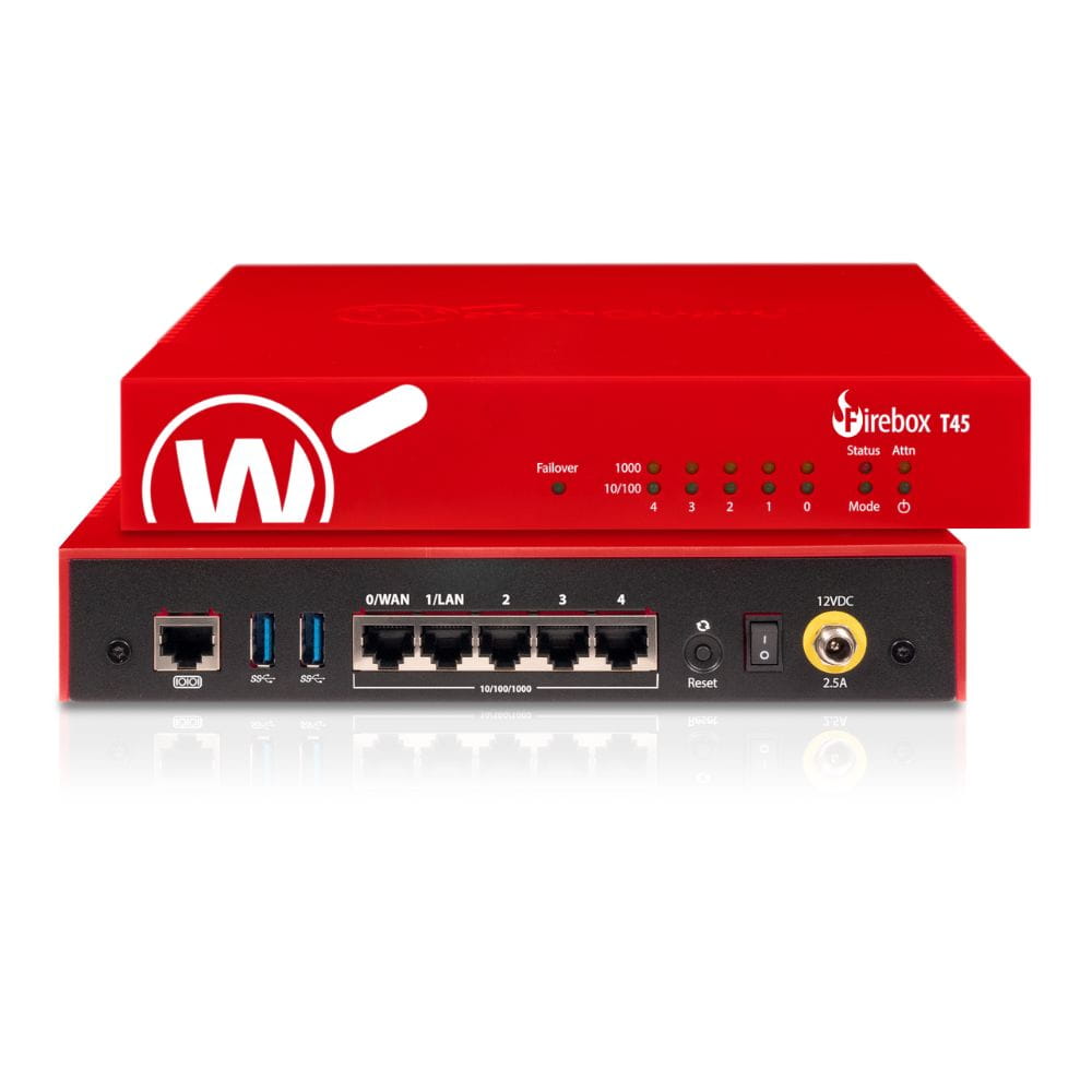 WatchGuard Firebox T45 with 3-yr Standard Support (WGT45003)
